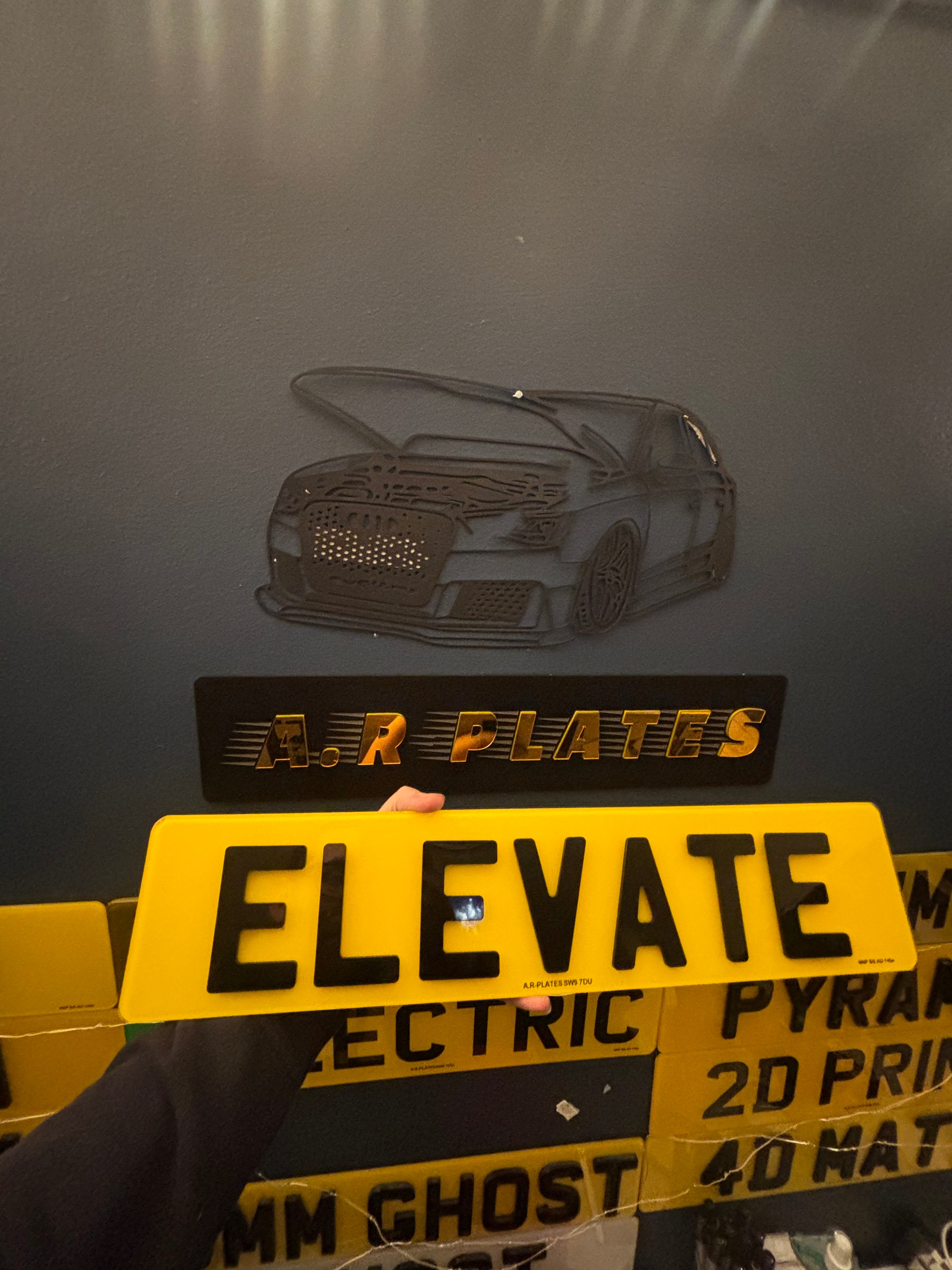 4D Elevate Number Plates Set – A.R PLATES